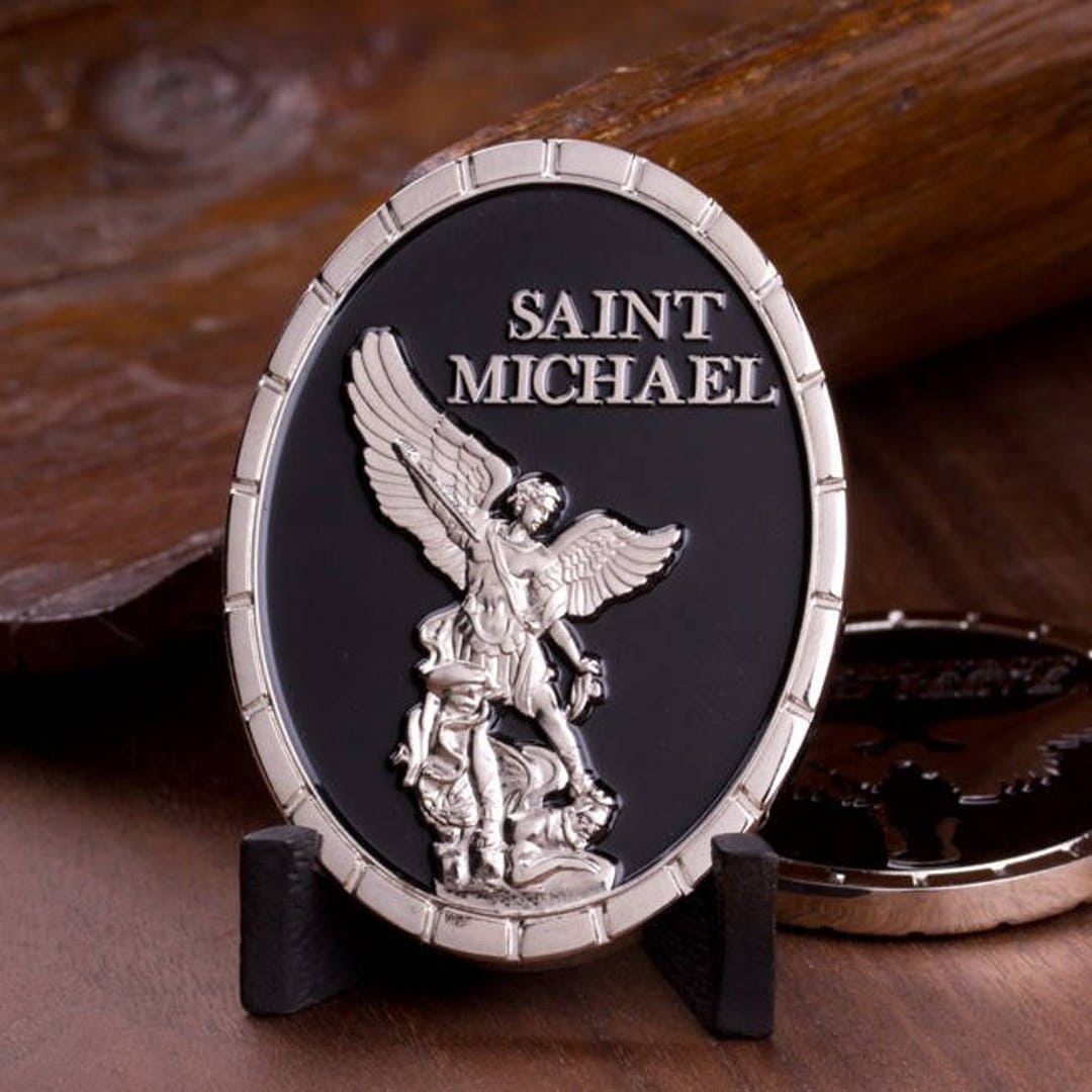 Saint Michael Challenge Coin, Police to Protect and Serve - Etsy
