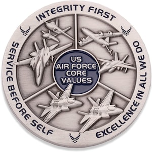 United States Air Force Core Values - Etsy