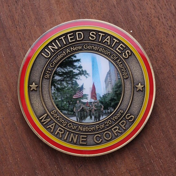 Us Marine Corps 2021 Birthday Ball Challenge Coin Etsy