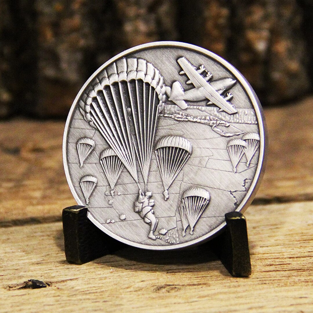 United States Military Paratrooper Challenge Coin - Etsy