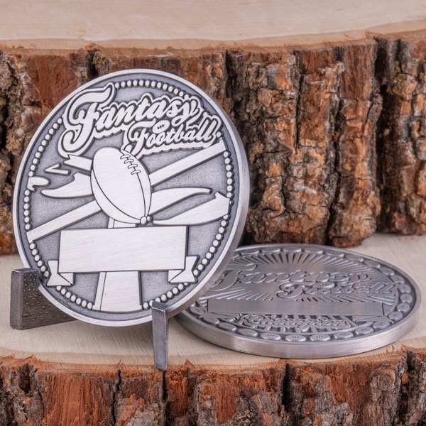 Football Silver Coin - Etsy