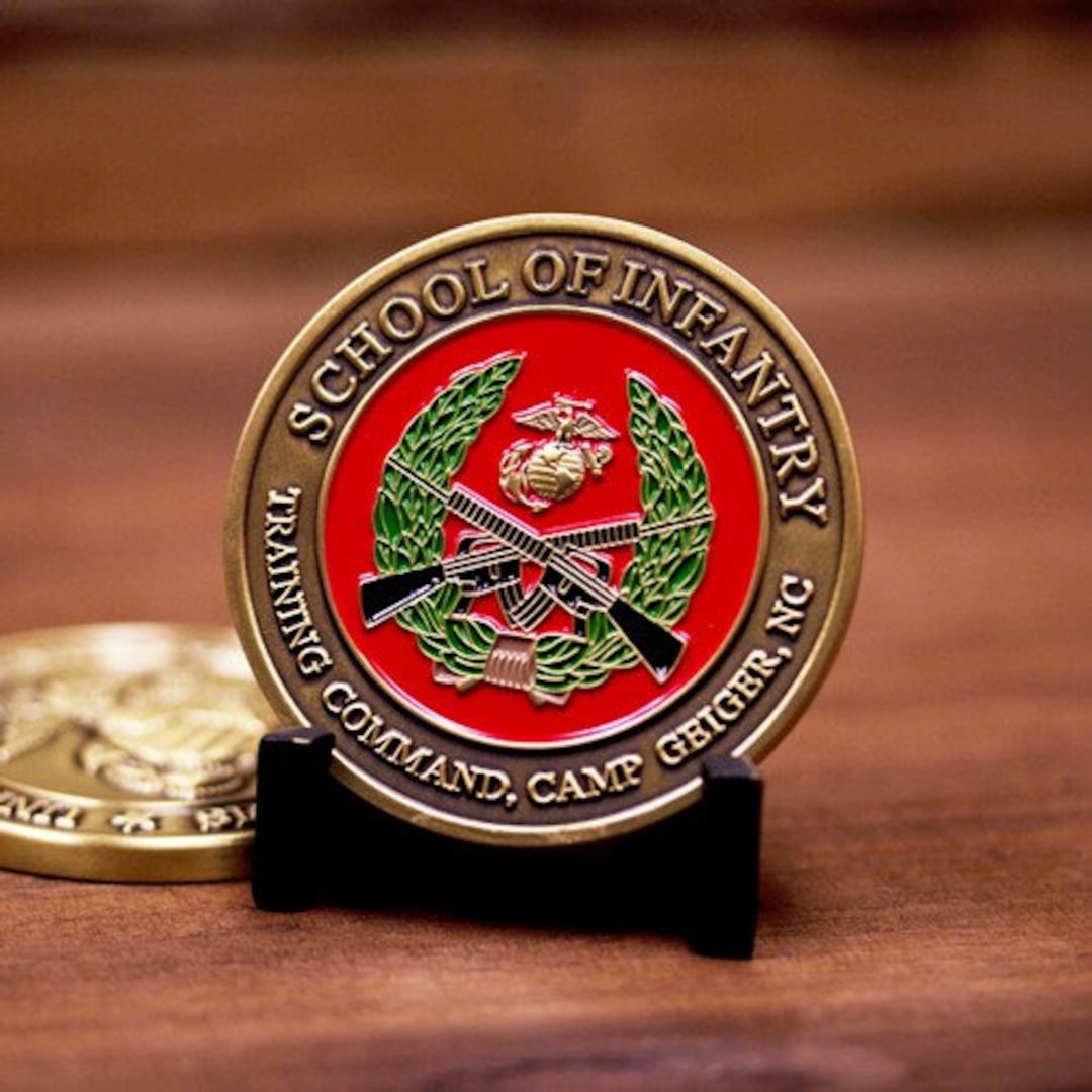 Marine Corps School of Infantry Camp Geiger Challenge Coin - Etsy