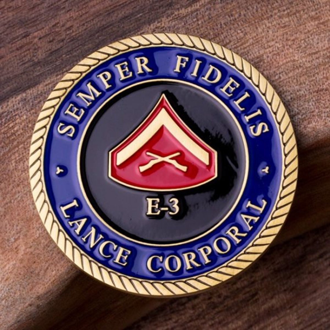 Marine Lance Corporal E3 Challenge Coin - Etsy