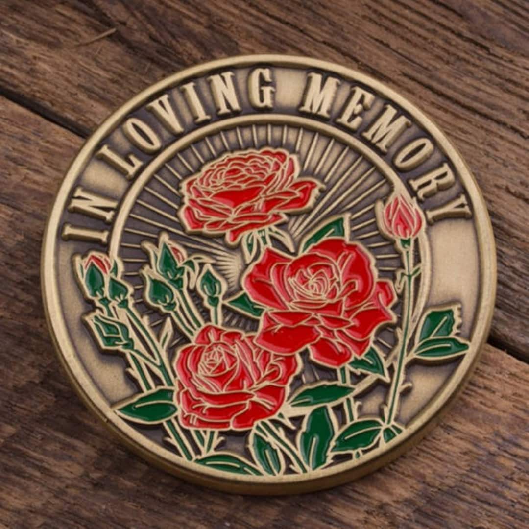 In Loving Memory Coin - Etsy