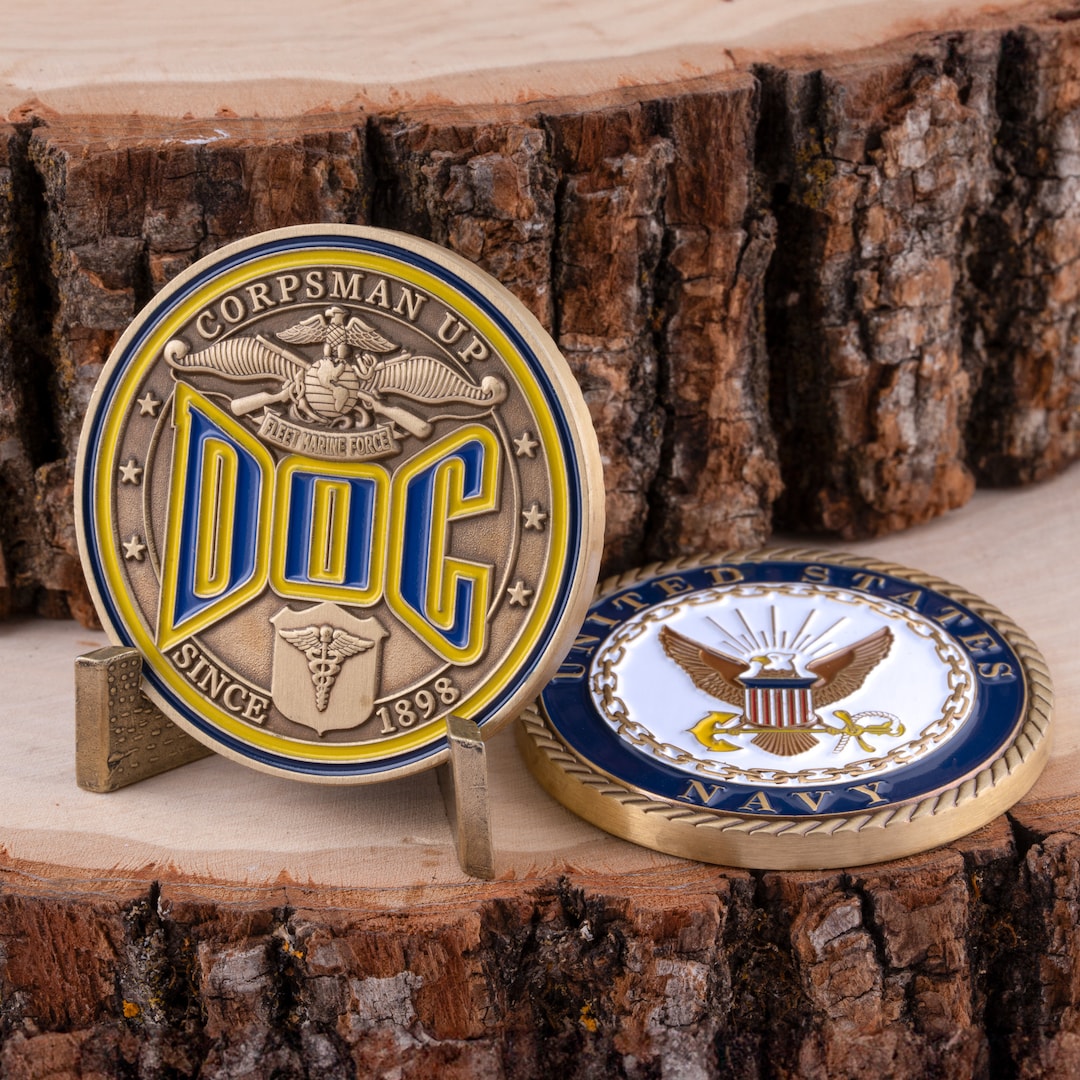 Navy Corpsman DOC Coin - Etsy