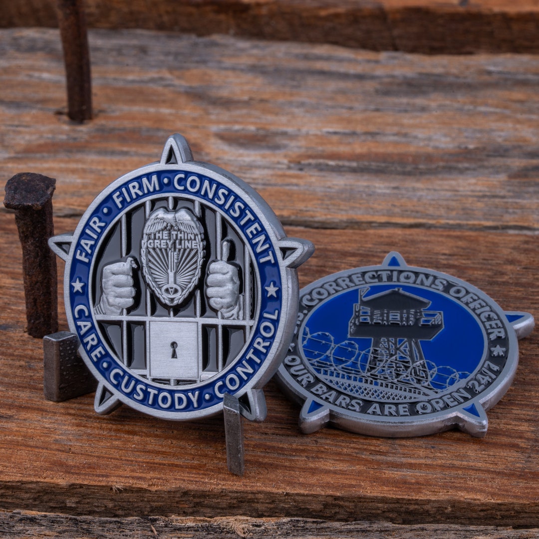 Corrections Officer Star Coin - Etsy