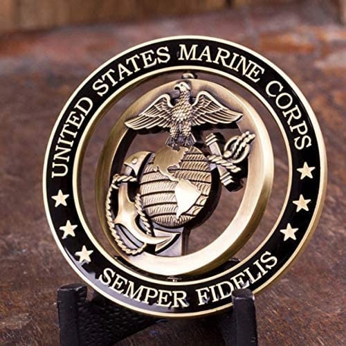 Marine Corps EGA Spinner Challenge Coin | Etsy