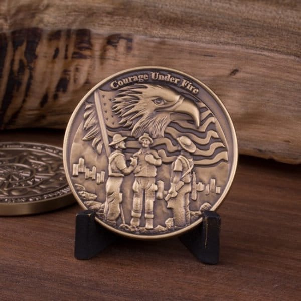 Firefighter Challenge Coin Display - Etsy