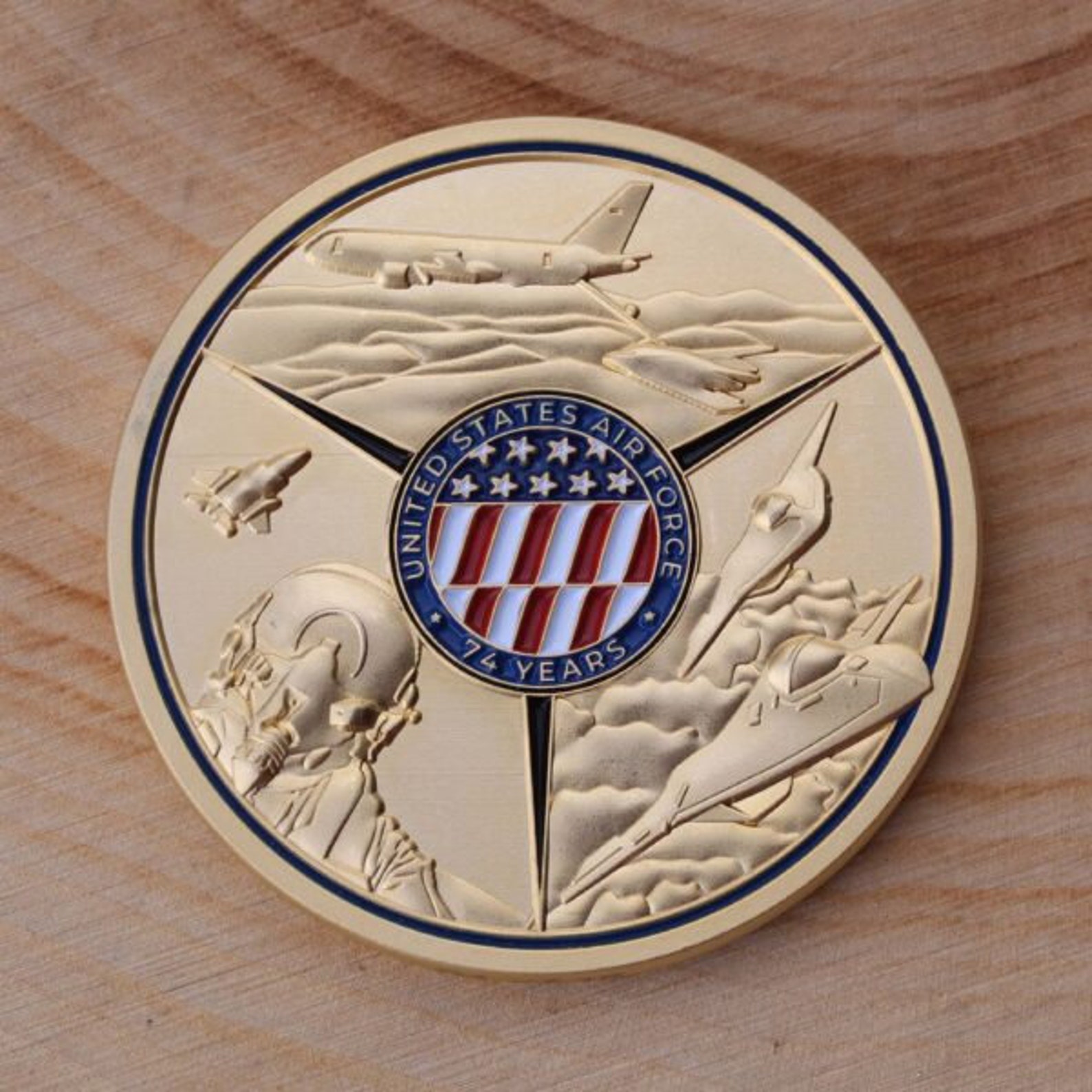 2021 Limited Edition US Air Force Birthday Challenge Coin - Etsy