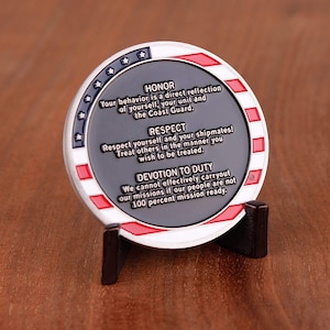 U.S. Coast Guard Core Values Challenge Coins - Etsy