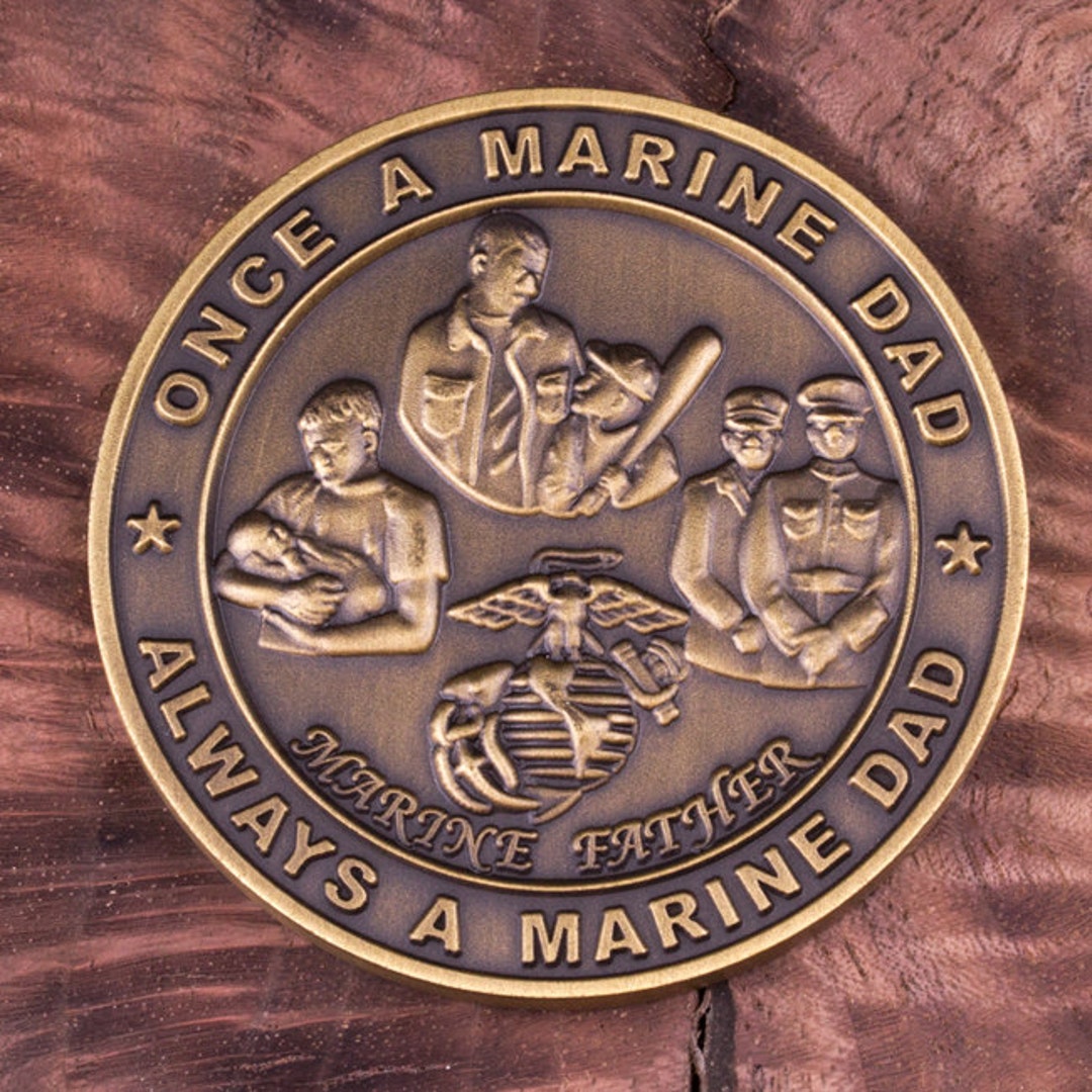 Marine Father Coin - Etsy