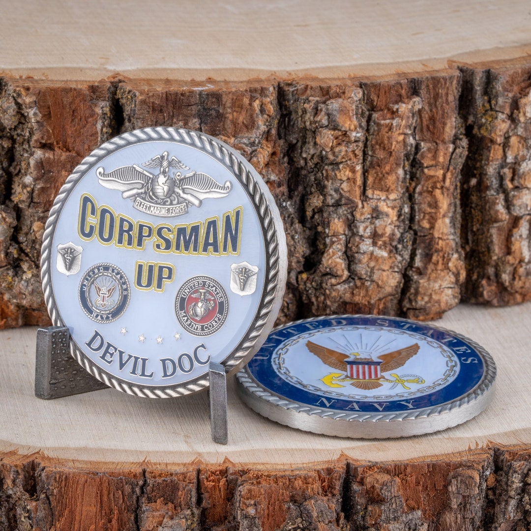 Navy Corpsman up Coin - Etsy