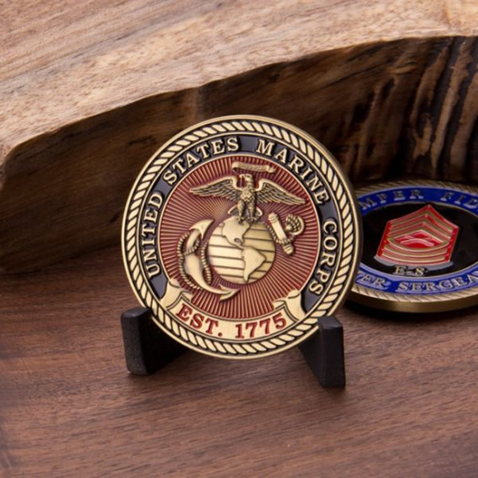 Marine Master Sergeant E8 Challenge Coin - Etsy