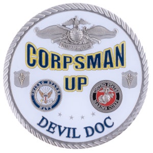 Navy Corpsman up Coin - Etsy