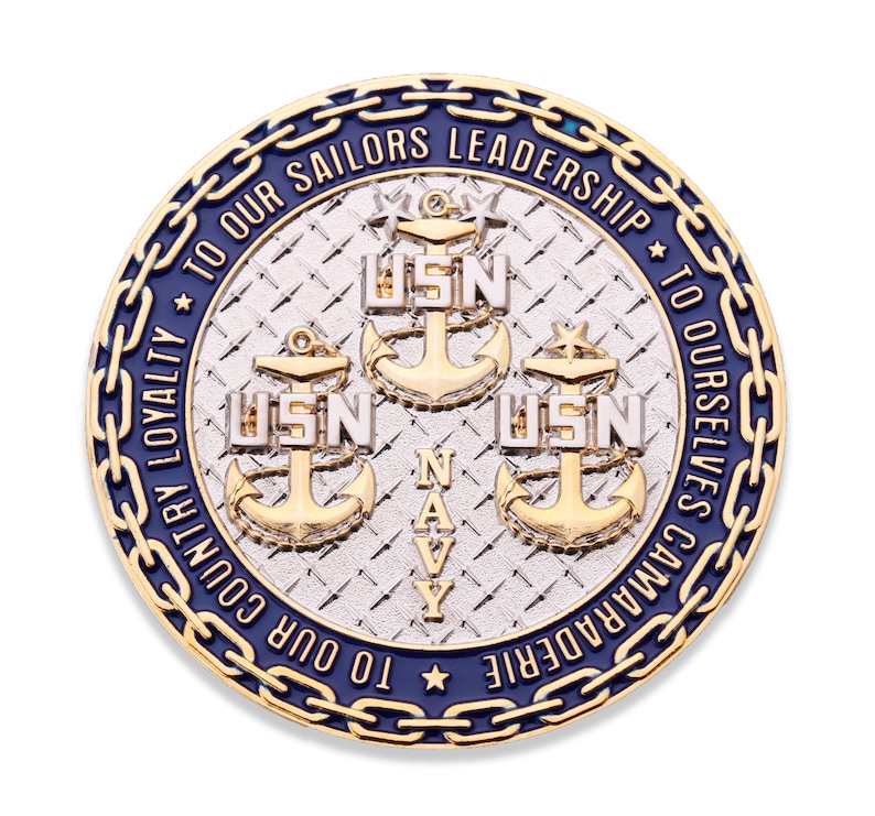 United States Navy Chiefs Challenge Coin - Etsy