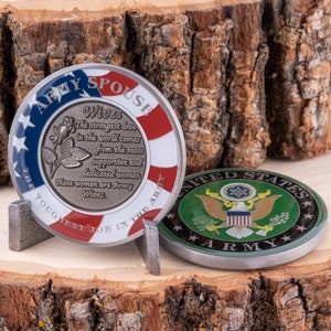 Army Wife Challenge Coin - Etsy