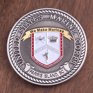 Marine Corps Recruit Depot Parris Island Coin - Etsy