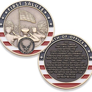 United States Air Force First Salute Challenge Coin - Etsy