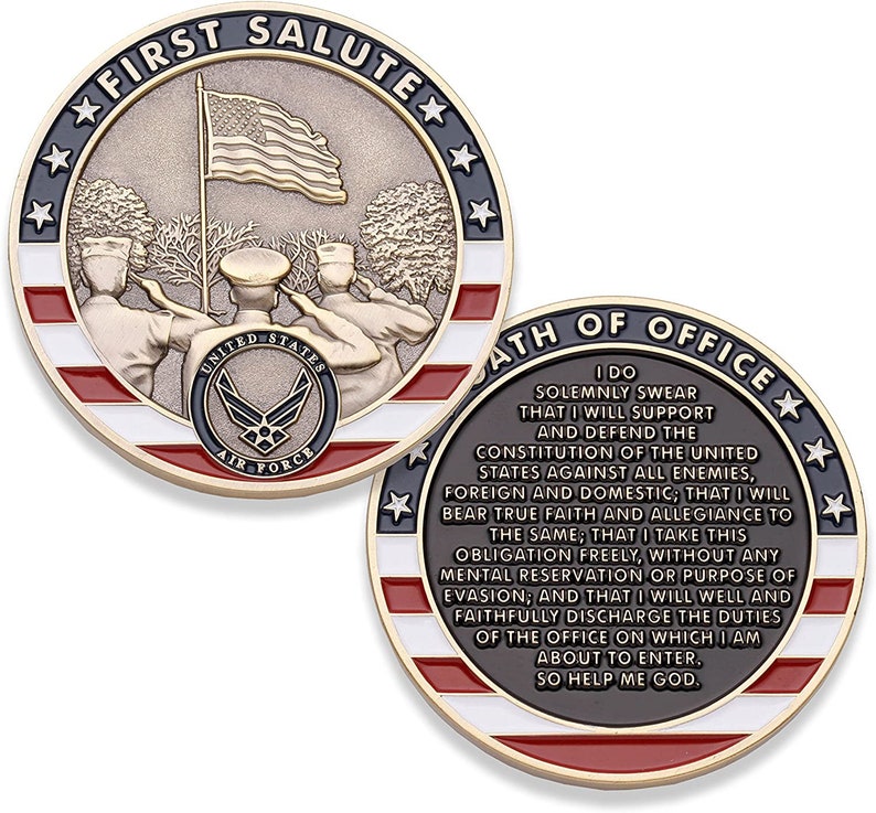 United States Air Force First Salute Challenge Coin - Etsy