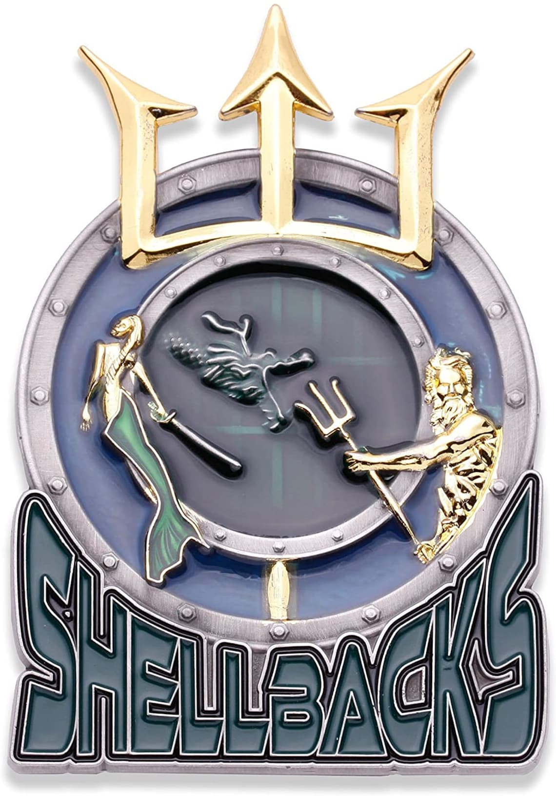 Navy Shellback Challenge Coin Odd Shaped - Etsy