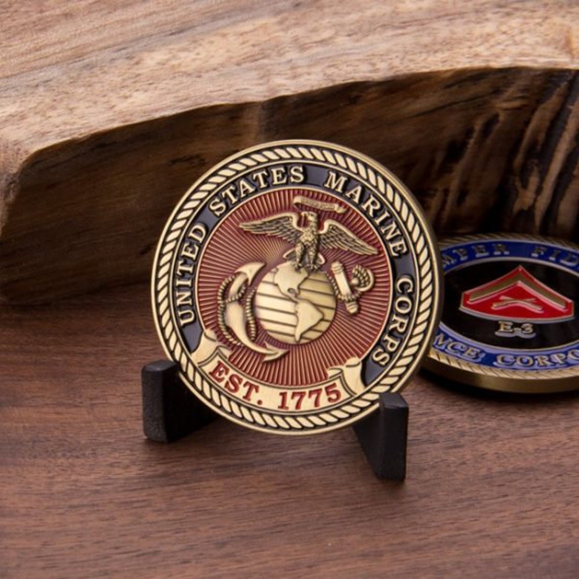 Marine Corporal E4 Challenge Coin | Etsy