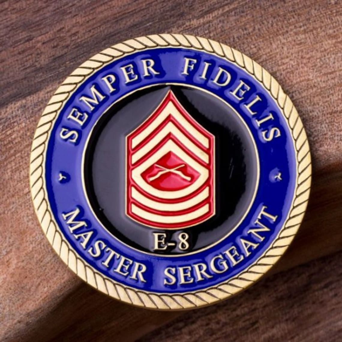 Marine Master Sergeant E8 Challenge Coin - Etsy