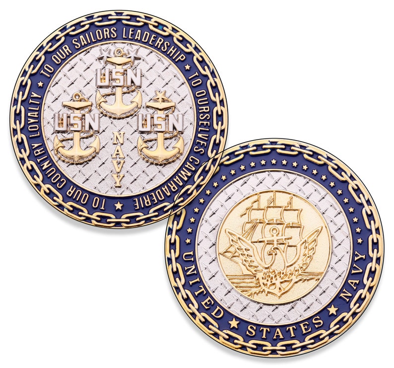 United States Navy Chiefs Challenge Coin - Etsy