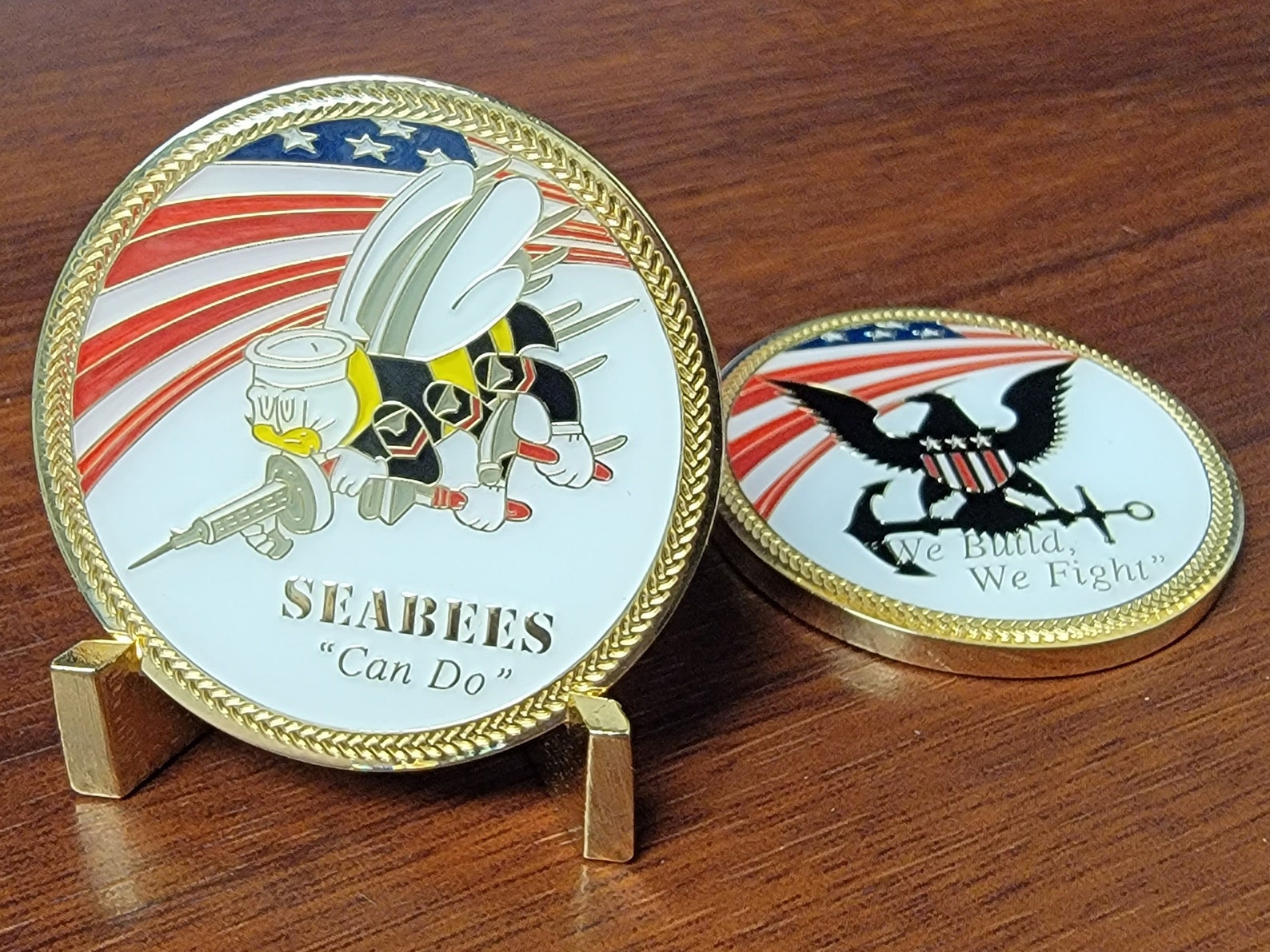 US Naval Construction Forces Seabees Challenge Coin - Etsy