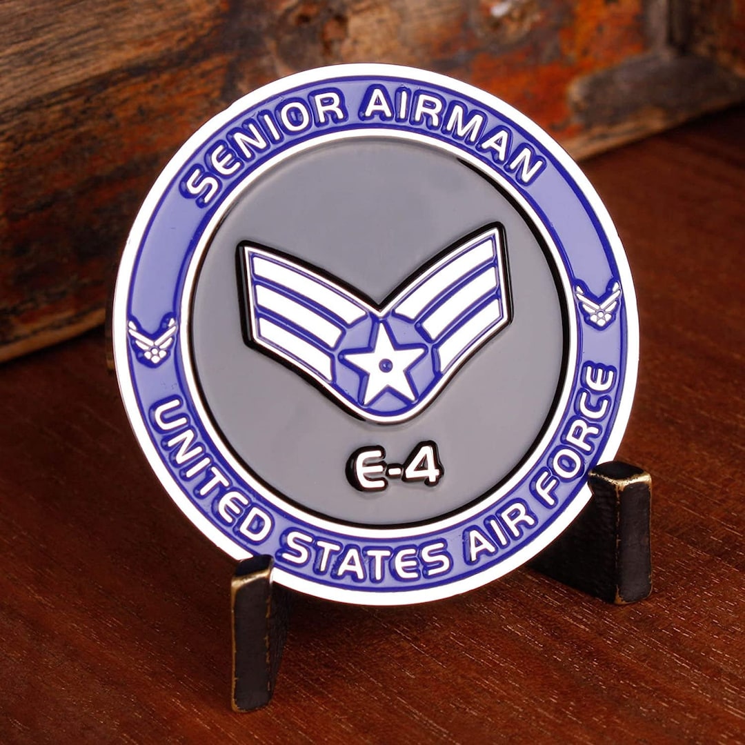 Air Force Senior Airman E4 Challenge Coin - Etsy