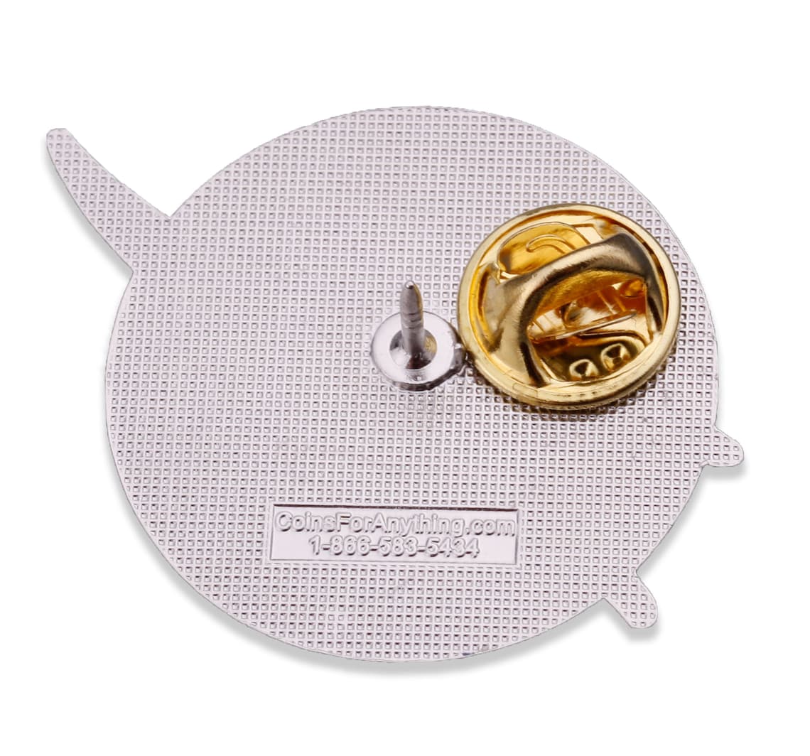 NASA Logo Enamel Lapel / Hat Pin Shiny Silver Size 1.2 or - Etsy