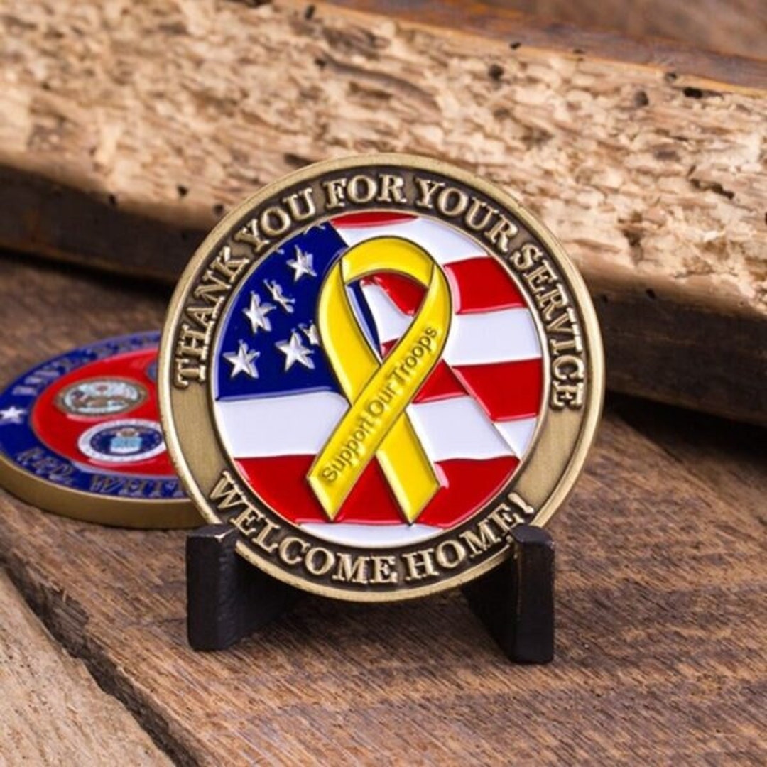 Welcome Home Challenge Coin - Etsy