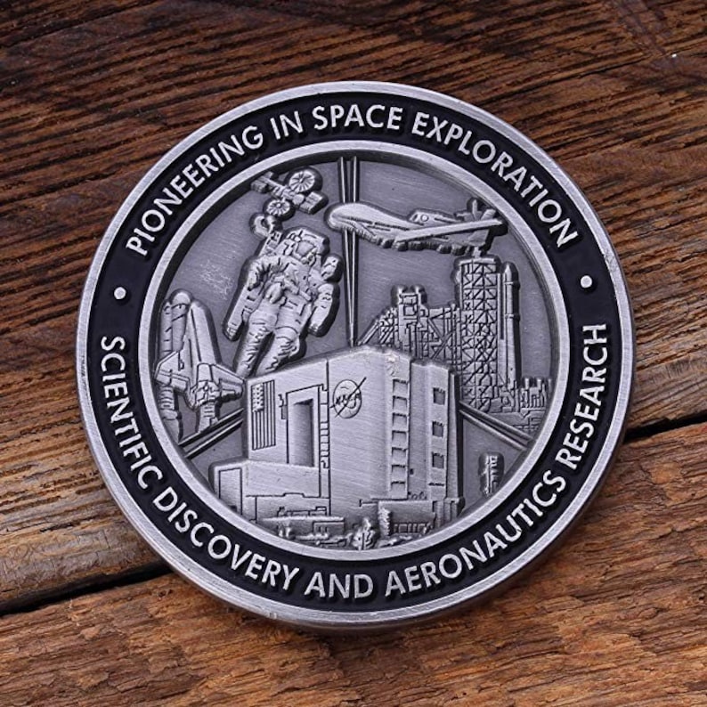 NASA Logo Space Exploration Challenge Coin - Etsy