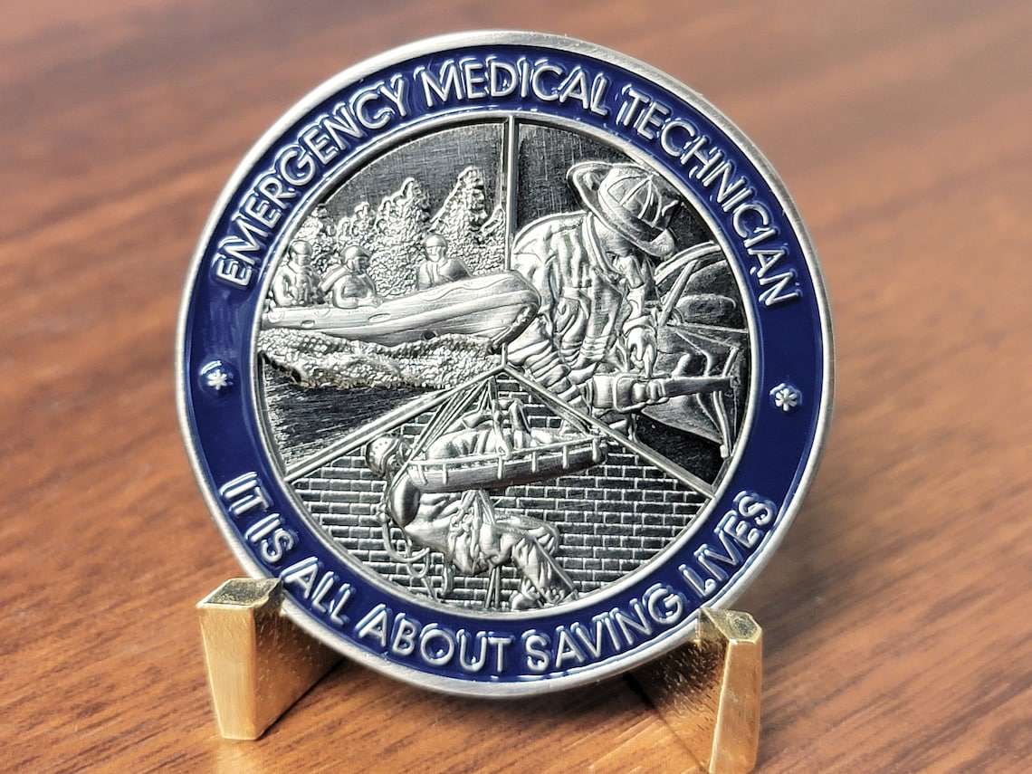 Emergency Medical Technician EMT Challenge Coin | Etsy