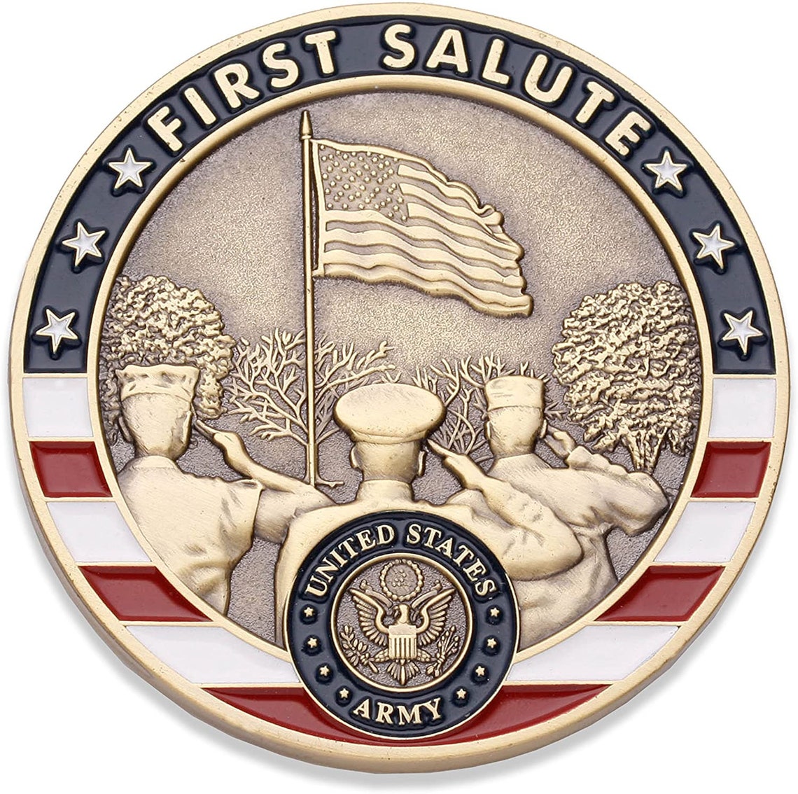 United States Army First Salute Challenge Coin - Etsy