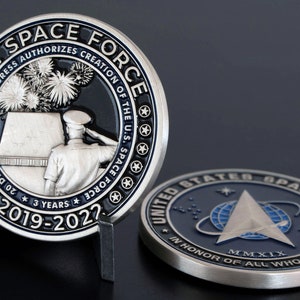 2022 United States Space Force Birthday Challenge Coin - Etsy