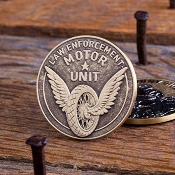 Motorcycle Challenge Coin - Etsy UK