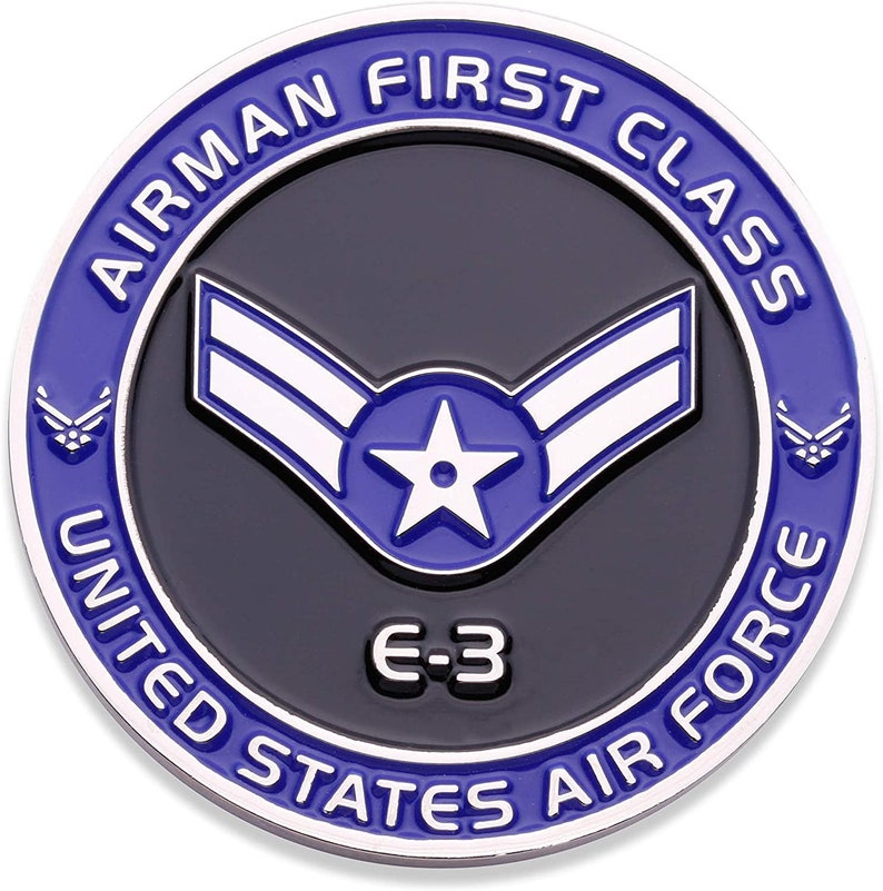 Air Force Airman First Class E3 Challenge Coin - Etsy