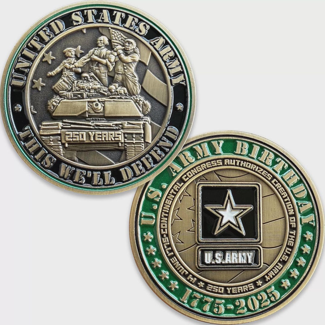 2025 US Army 250th Birthday Coin - Etsy