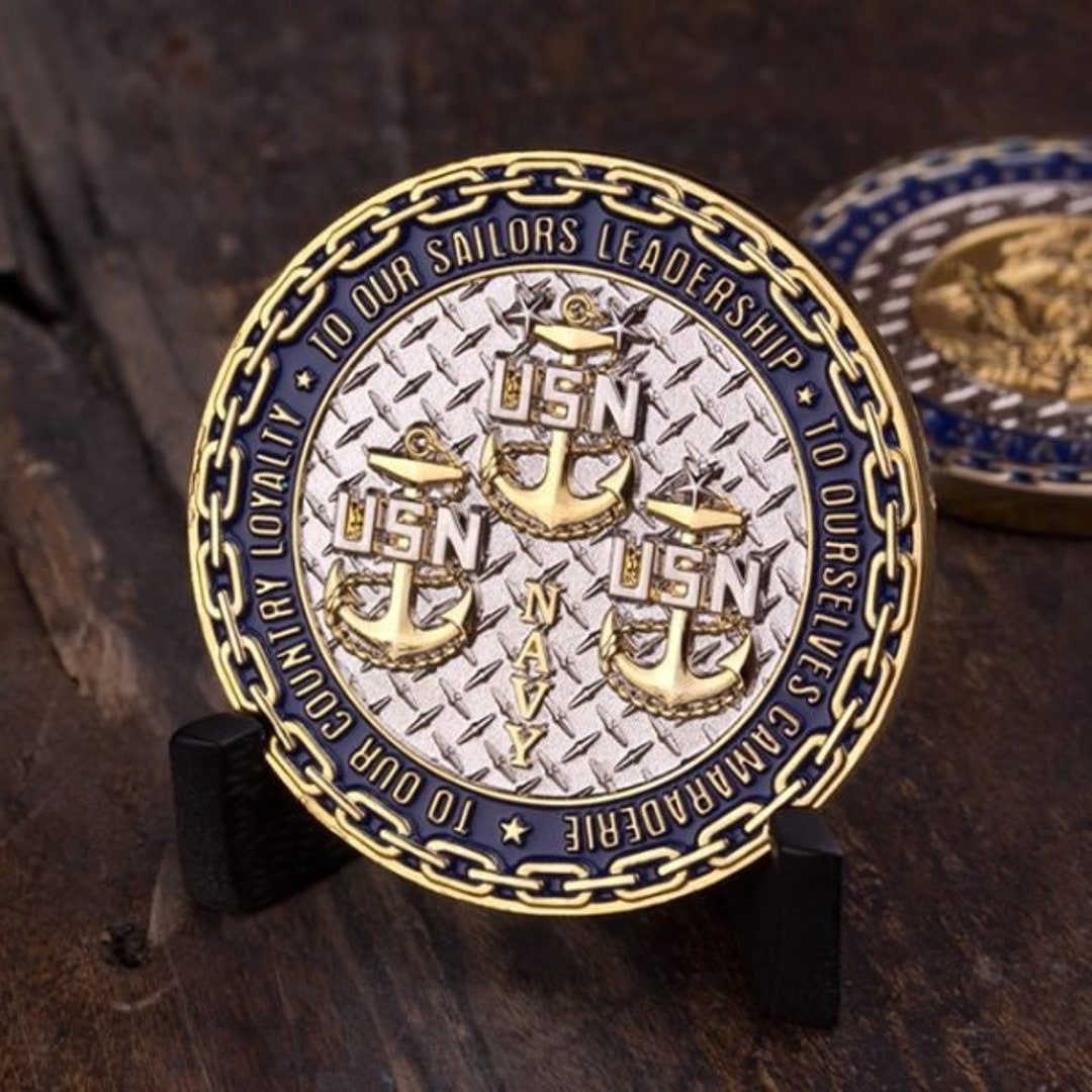 United States Navy Chiefs Challenge Coin - Etsy