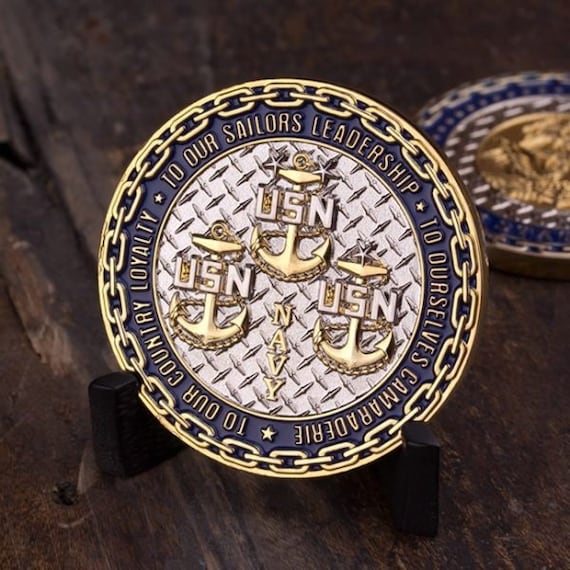 United States Navy Chiefs Challenge Coin - Etsy