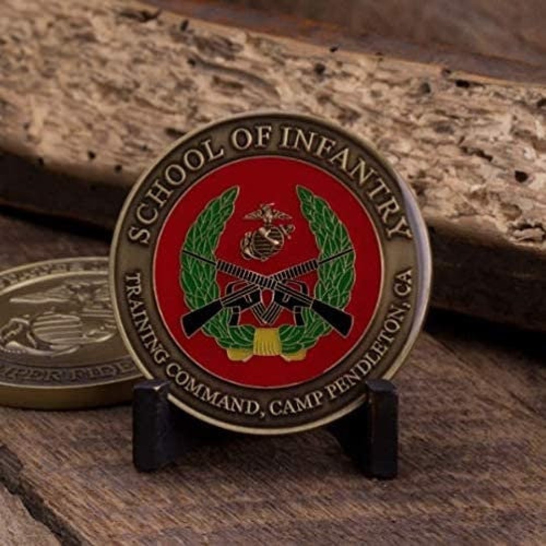 Marine Corps School of Infantry Challenge Coin Camp - Etsy