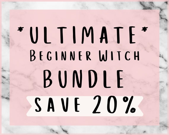 ULTIMATE Beginner Witch Bundle 62 Printable Grimoire Pages | Etsy