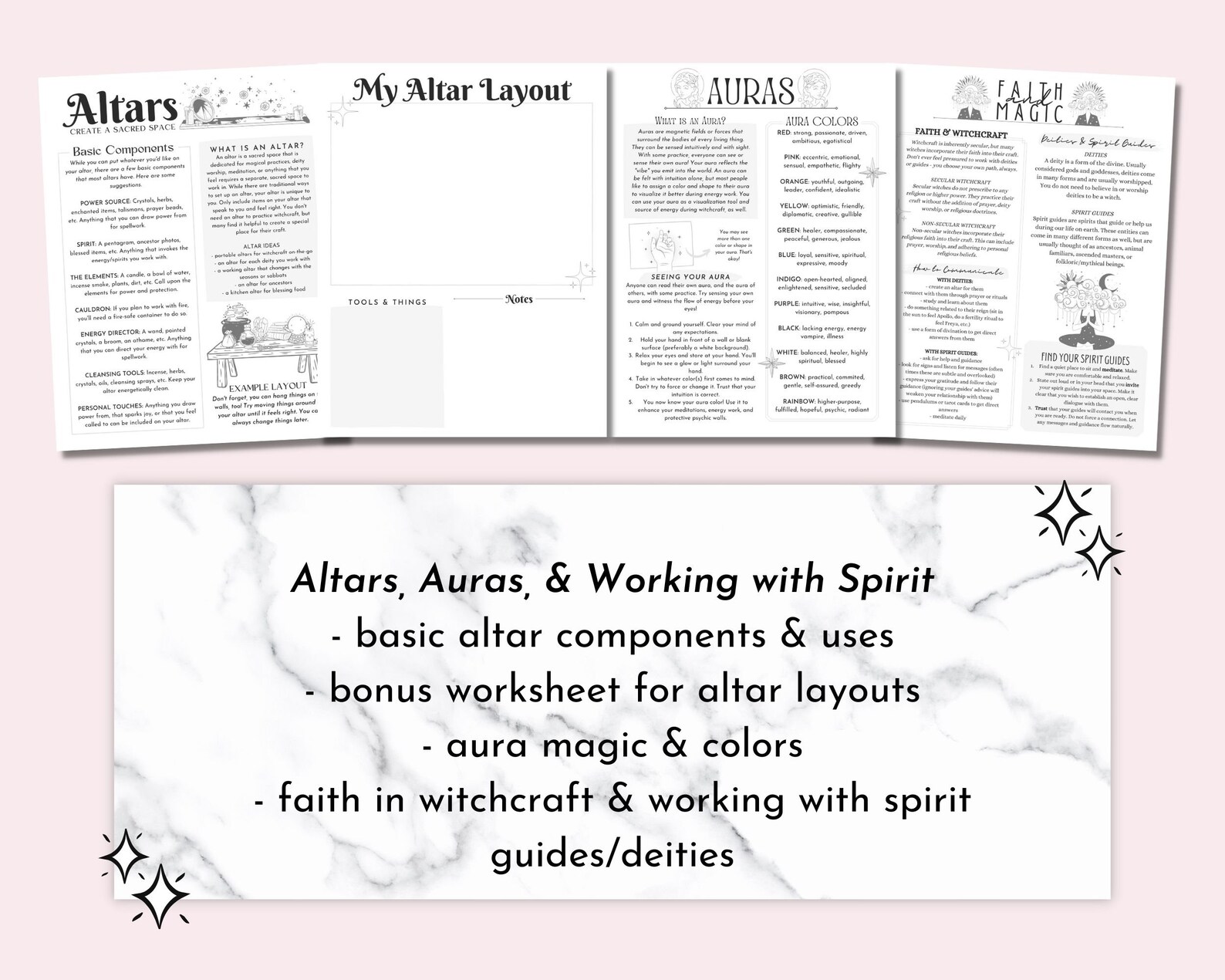 Witchcraft 101 Basics of Witchcraft Printable Grimoire BOS - Etsy