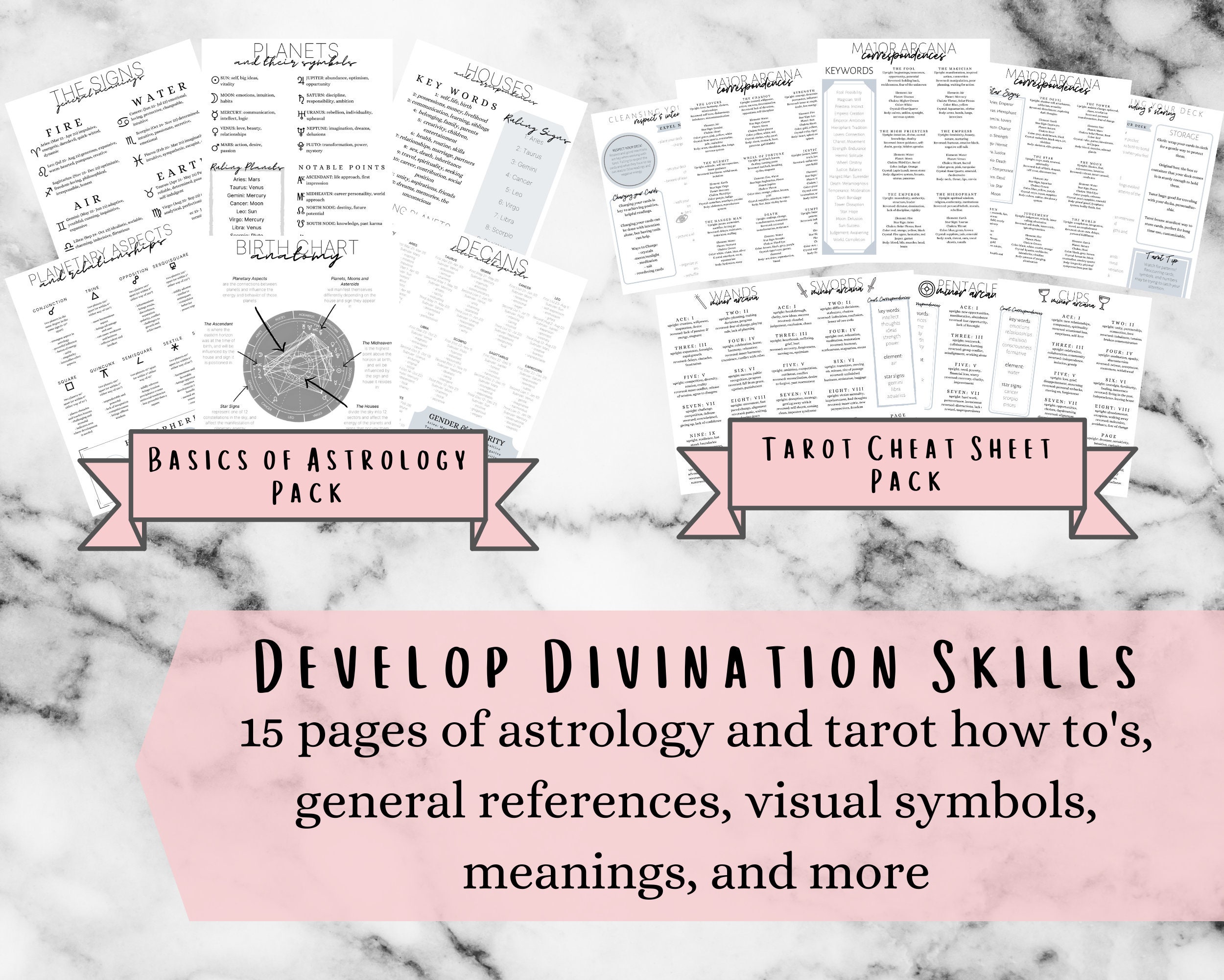 ULTIMATE Beginner Witch Bundle 62 Printable Grimoire Pages | Etsy