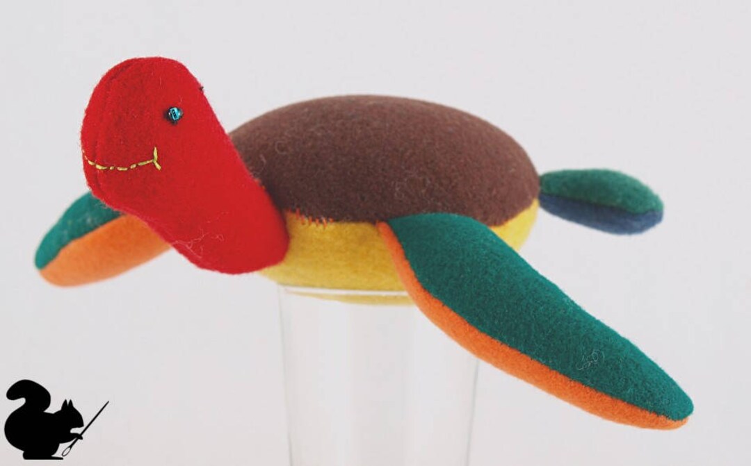 Colorful Sea Turtle, Felt Sea Turtle, Felt Animals, Felt Marine Animals ...