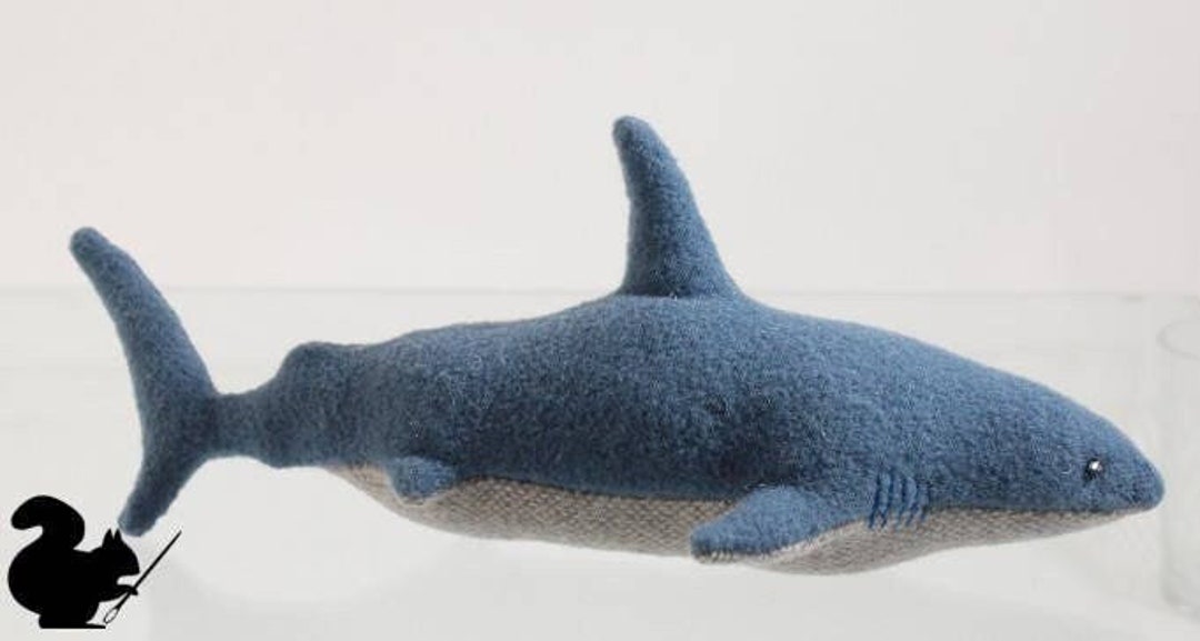 Soft Little Shark, Felt Shark, Felt Hammerhead Shark, Felt Animals ...