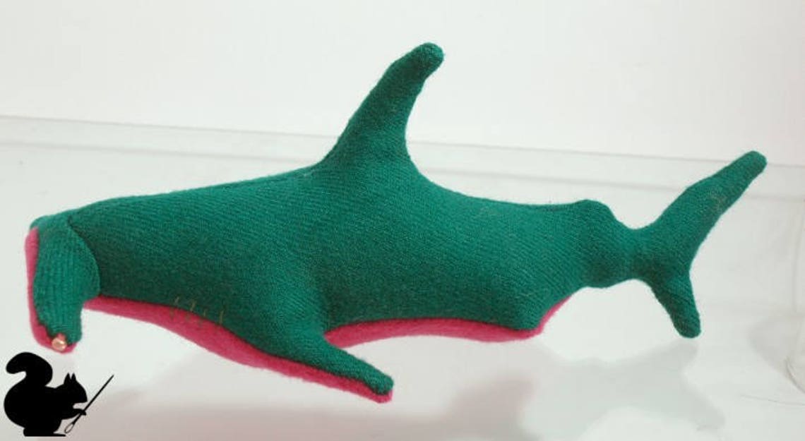 Soft Little Shark, Felt Shark, Felt Hammerhead Shark, Felt Animals ...