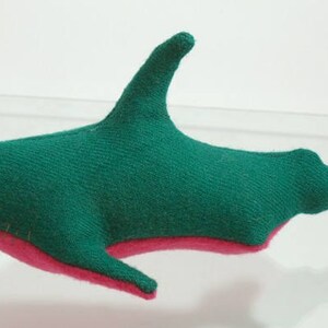 Soft Little Shark, Felt Shark, Felt Hammerhead Shark, Felt Animals ...