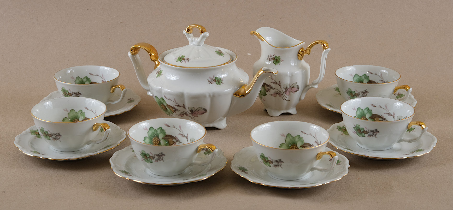 Rare Polish Porcelain Tea Set, Vintage Tea Set - Etsy