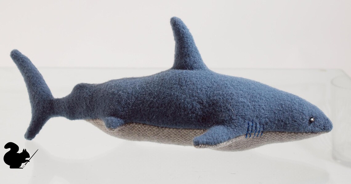 Soft Little Shark, Felt Shark, Felt Hammerhead Shark, Felt Animals ...